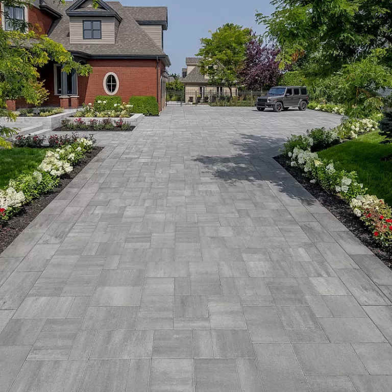 Aménagement pavé uni | Contour de piscine | Pavé Briques Design